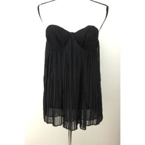 Alice + Olivia | Tops | Alice Olivia Jobe Strapless Silk Bustier Blouse ...